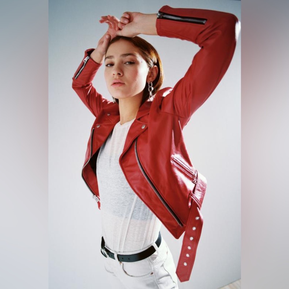 Schott Perfecto Red Leather Jacket - Gem